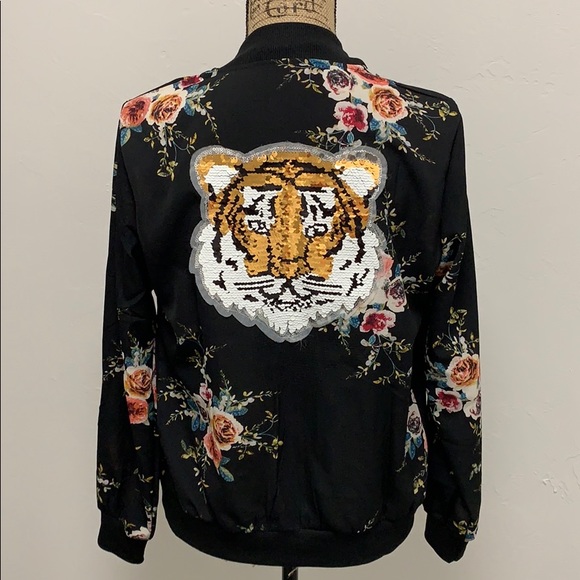 Jackets & Coats | Tiger Bomber Jacket | Poshmark